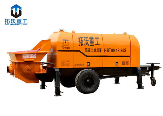 Remote Control Trailer Mounted Concrete Pump Import Kawasaki Main Oil Pump