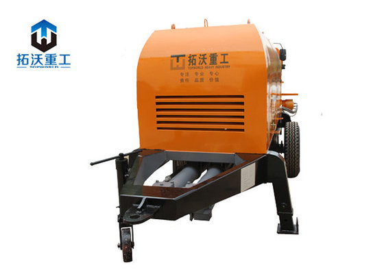 Alloy Eye Plate Mini Concrete Pump , Mini Transfer Pump Siemens PLC Control