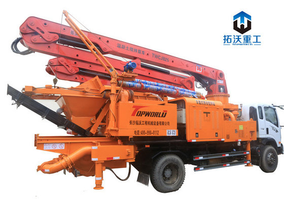 Convenient Truck Mounted Boom Pump Reduce Labor Intensity Simple Operation