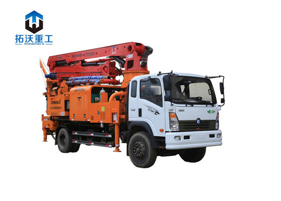25m 33M  Small / Medium Truck Mounted Concrete Boom Pump Remote Control