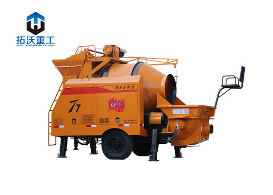 Durable Concrete Mixing And Pumping Machine 40mm Max Diameter Aggregates