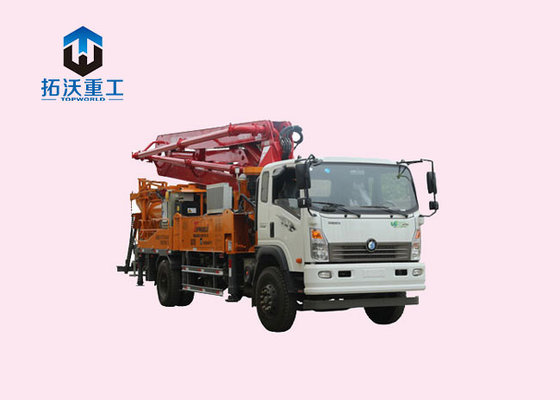 Hydraulic Boom Placer Concrete Pump Truck Construction Equipment For Tunnel