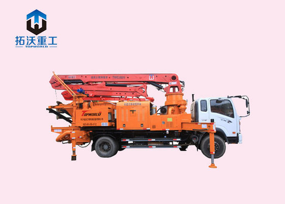 X X Type Outrigger Truck Mounted Concrete Boom Pump Automatic Hydraulic System