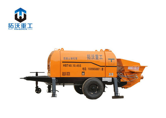 Electric Pumpcrete Trailerable Portable Concrete Mixer Pump Mini Stype