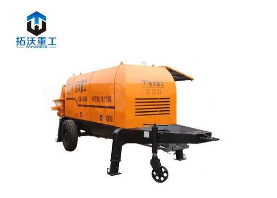 Mobile Diesel Concrete Pump Import Kawasaki Main Oil Pump 8 Mpa Delivery Pressure