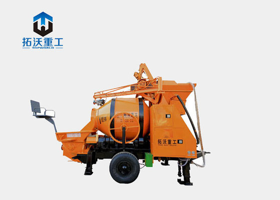 Cement Portable Mixer Pump Lightweight Electric Concrete Pump Optimized Hopper