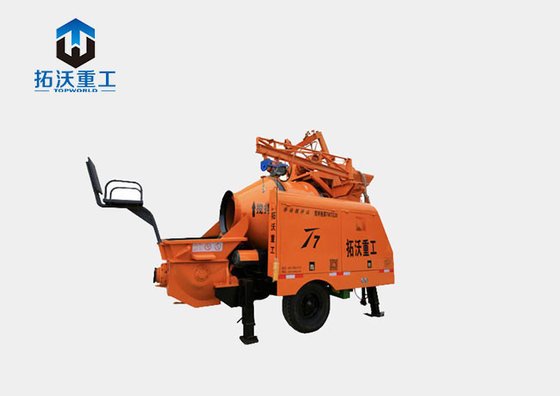 High Pressure Portable Mixer Pump , Portable Concrete Mixer With Pump