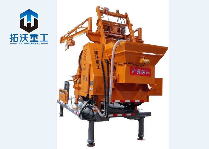 TWCQ40 C5 Small Truck Mixer Pump Portable Drum Mixer With IOS Certification