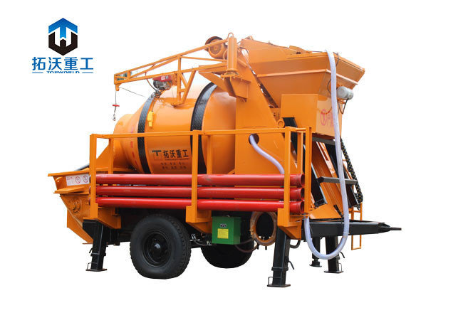 Water Conservancy Concrete Mixer With Pump Machine For Pumping Sand Cement