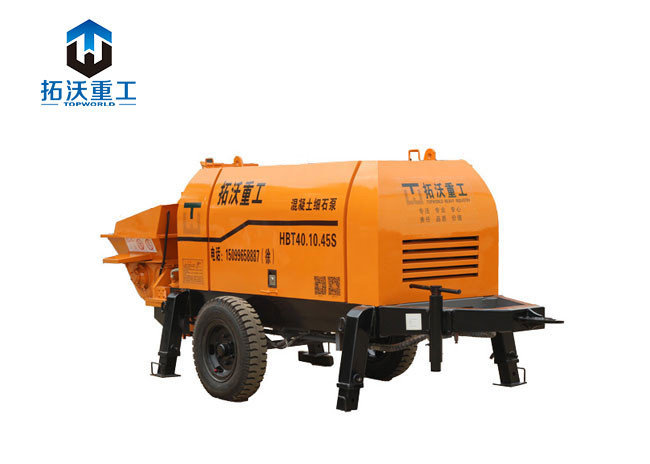 Optimized Hopper Portable Concrete Pump Import Kawasaki Main Oil Pump