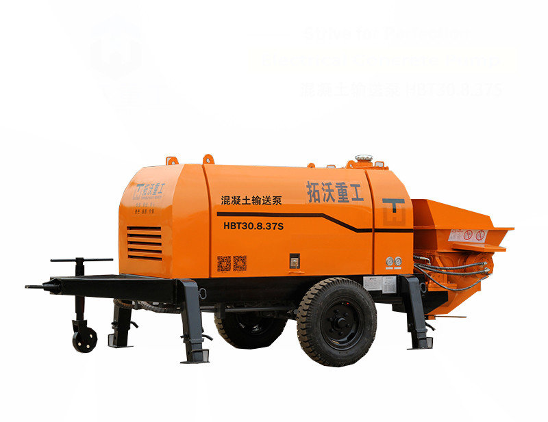 Flexible Moving Small Concrete Pump Electrical Power For Construction Cases