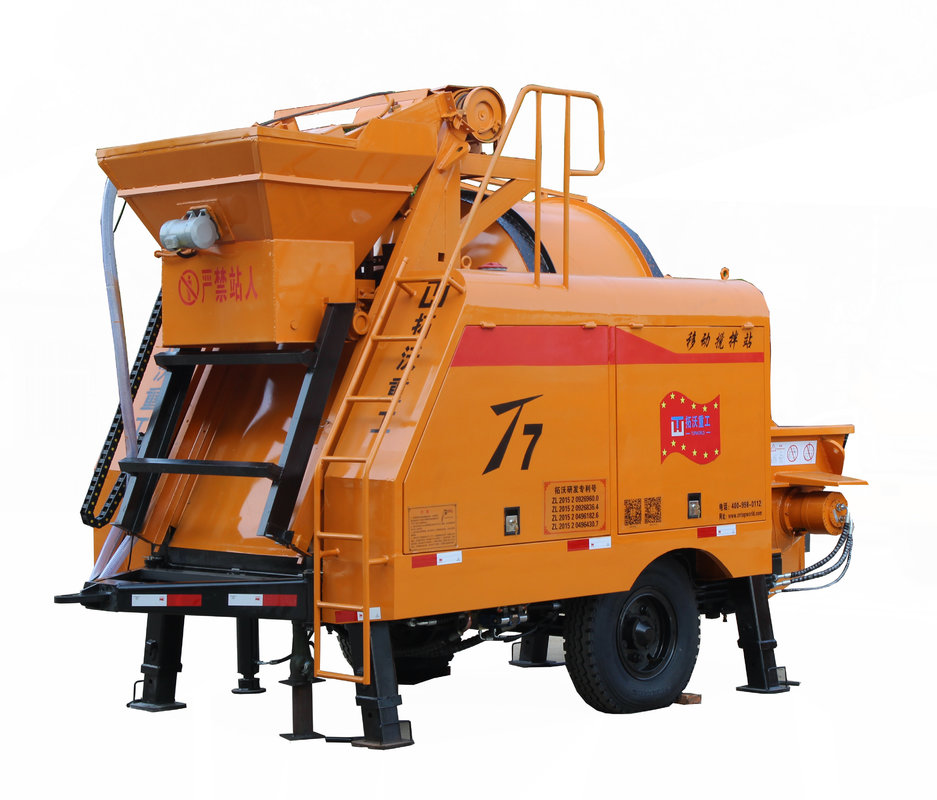 Motor Power High Work Efficiency Concrete Mixer And Pump For Rural Housing Construction
