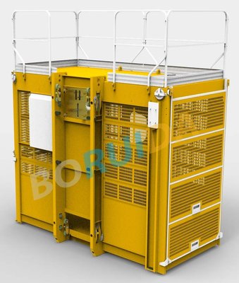 China Personnel and material Lifting Passenger Hoist / Electric Hoists 380V 50Hz supplier