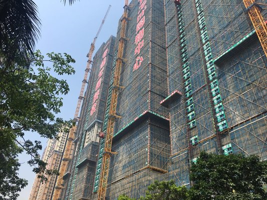 China Industrial elevators CH 3200 Single Car 3200kg Capacity with Mast Hot-dip Galvanized supplier