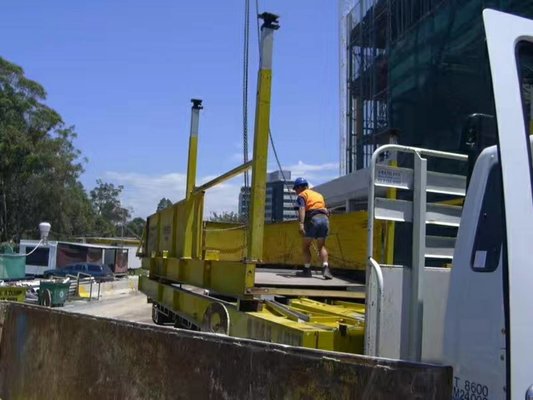 China 5 Tons Electrical Loading Platforms For Buildings Construction Material Transferring supplier