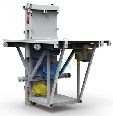China 3P 380V 50Hz  Mast Climbing Work Platforms Single and Double Rack Modulas 5 supplier