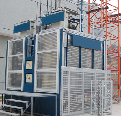 1000kg Safety Electric Construction Material Hoist / Elevator for 10 Passengers supplier