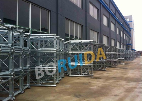 Aluminum Construction Material Hoist Up Ramp Door Style 3.2mx1.5mx2.5m Cage Size supplier