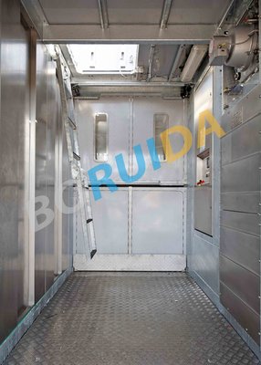 Aluminum Cage Hoists Up Down Door Style 3.2m x1.5m x 2.5m Cage CE, ISO supplier