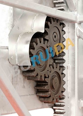 Aluminum Cage Hoists Up Down Door Style 3.2m x1.5m x 2.5m Cage CE, ISO supplier
