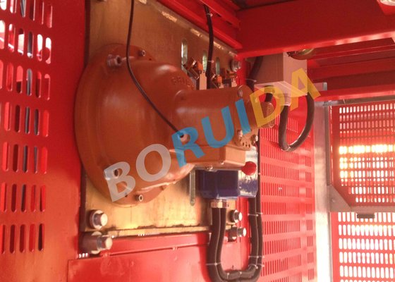 Painted SC320 Cage Hoists / Builder Hoist With 3.2tons And CE Approved supplier