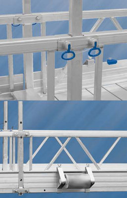 Working Suspended Access Platform With Steel Rope, Construction Scaffolding supplier