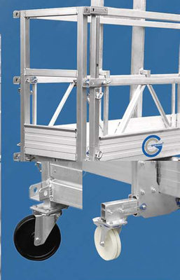 Working Suspended Access Platform With Steel Rope, Construction Scaffolding supplier