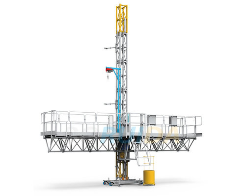 Q345B Steel Mast 150m Mast Climbing Work Platforms with Schneider FC Control supplier