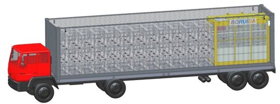Single / Double Car CH1000 Rack And Pinion Hoists With Mast Hot-dip Galvanized supplier