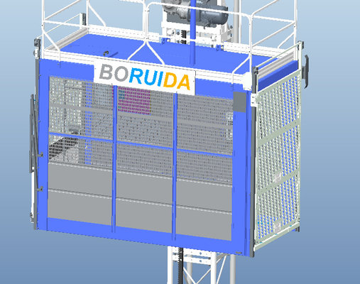 Durable VFD Rack And Pinion Hoists With 0 - 63m / min Speed FC Control supplier