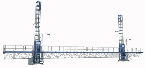 Construction Mast Climbing Work Platforms Cradle Aerial Double Lifting supplier