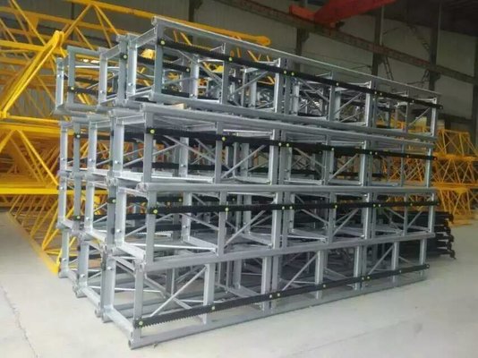 Passenger or Material Construction Lifts Single Car with Hot Galvanized Mast supplier