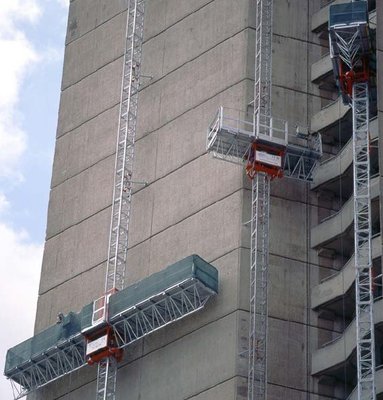 3P 380V 50Hz  Mast Climbing Work Platforms Single and Double Rack Modulas 5 supplier