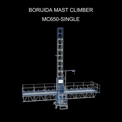 450 Mast 10.2m Length Mast Climbing Work Platforms Single and Double supplier
