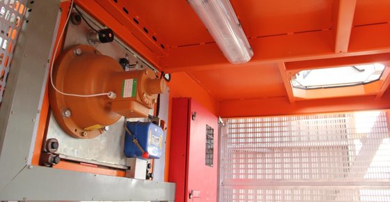 S4 Work System Building Site Hoisting Equipment In Construction with ABB Motor and 8 Rack Modulus supplier