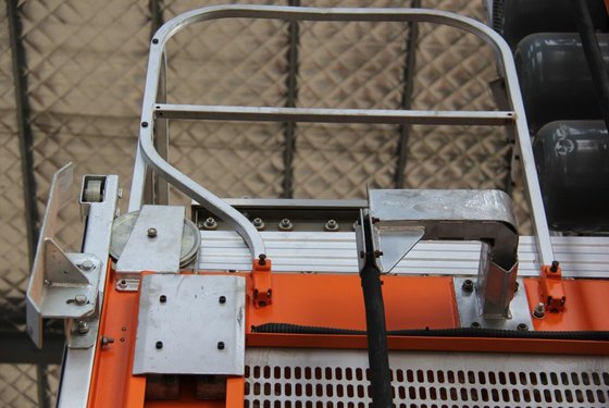 SINEE 55 kw Inverter Building Material Hoist with 400kg Lifting Device on Cage Top supplier
