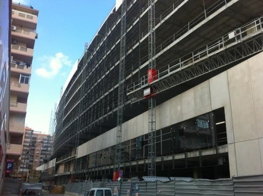 Mast 450 Construction Mast Climbing Work Platforms Safety, Masts Match with Elevators supplier