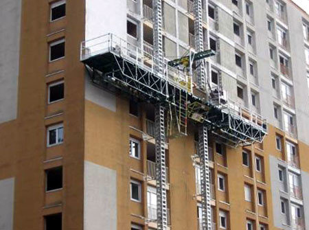 67m MC 650 Mast Climbing Work Platforms Travelling Speed 0~8.0m/min supplier