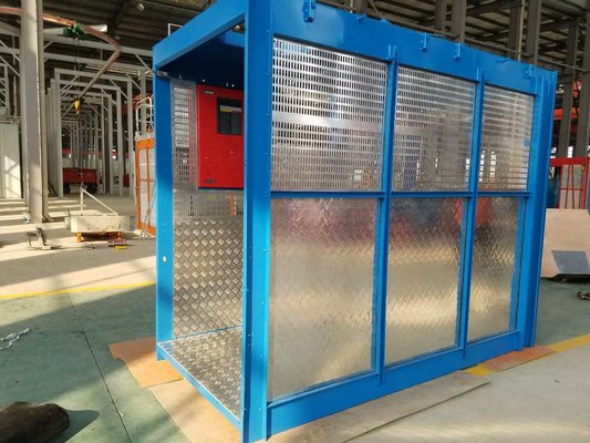 118kg Mast Construction Lifts, 8 Rack Modulus 54m Elevator for Airport Built - up supplier