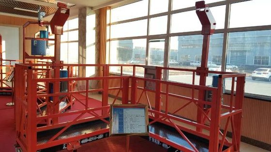 10.5m Aluminum Alloy Climbing Work Rope Suspended Platform with Steel Rope supplier