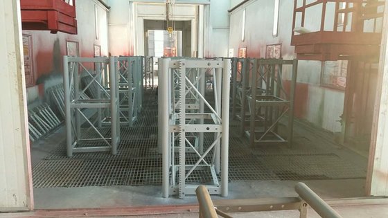 5 Rack Modulus Material Lift Elevator , Material Hoisting Equipment With Reduction Ratio 1 / 18 supplier