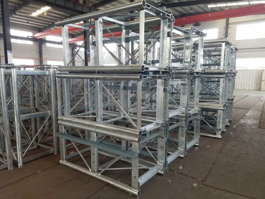 Single Car 55kg Mast Building Material Lift Easy Installation for Construction Engineering supplier