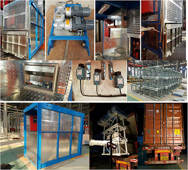 115kg Tie - in Construction Material Lift High Performance, Customized Cage CH200 supplier