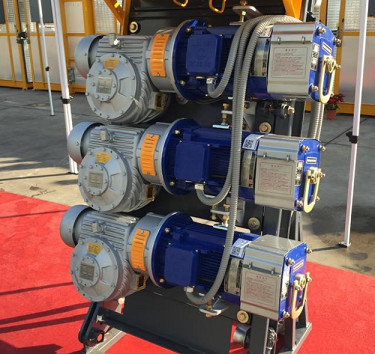 Required Logo 55kg Mast builder hoist safety for Construction Engineering supplier
