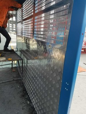 Motor Power 2x15kw Construction Lifts WIith Multiple Choice of Doors , Customized Size supplier