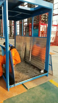 Frequency Conversion CH270 Building Site Hoist With Great Technology from Alimak supplier