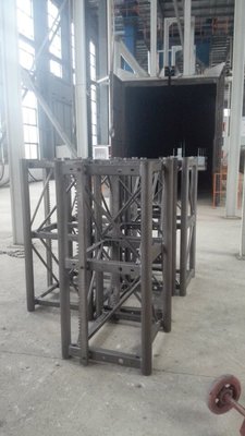 Customized Color  Alimak Technology Construction Material Hoist With Figured Aluminum Plate supplier