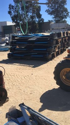 3.2m Hot Galvanized Steel Material Loading Platform Easy Installation For Buildings supplier