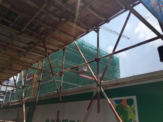 Hot Galvanized Steel Material Loading Platform , Cantilever Loading Platform supplier