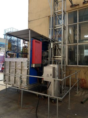 1500kg 450 2 * 11kw Construction Material Lifting Equipment Controlling On Ground supplier